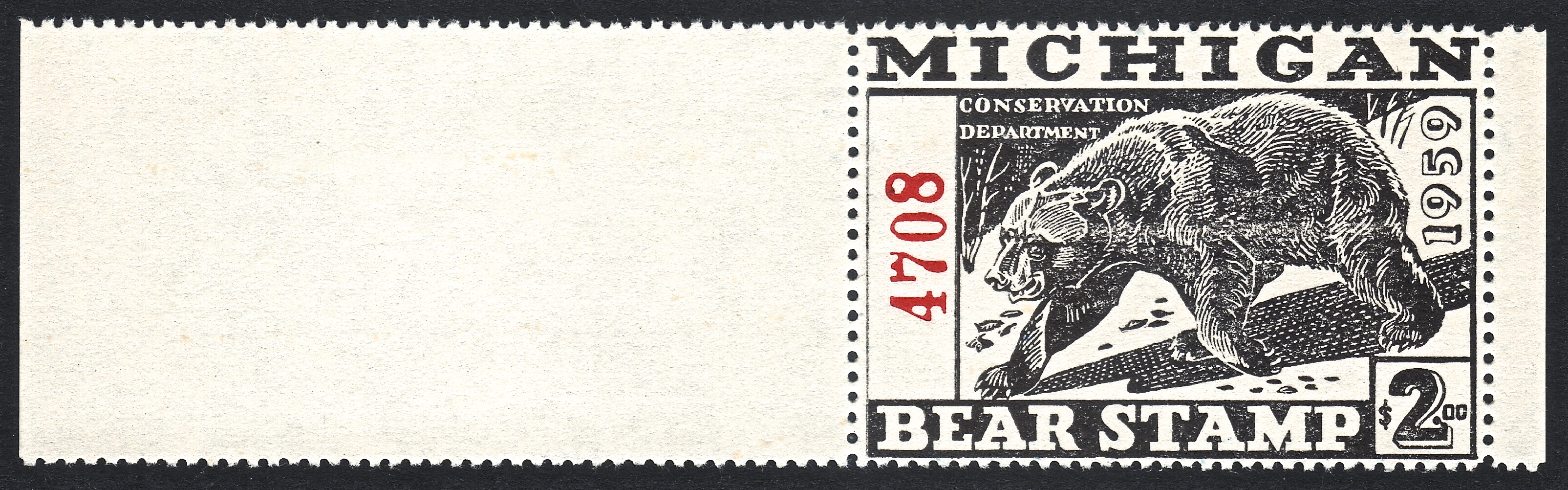 Michigan Bear Hunting Stamps - Waterfowl Stamps and More