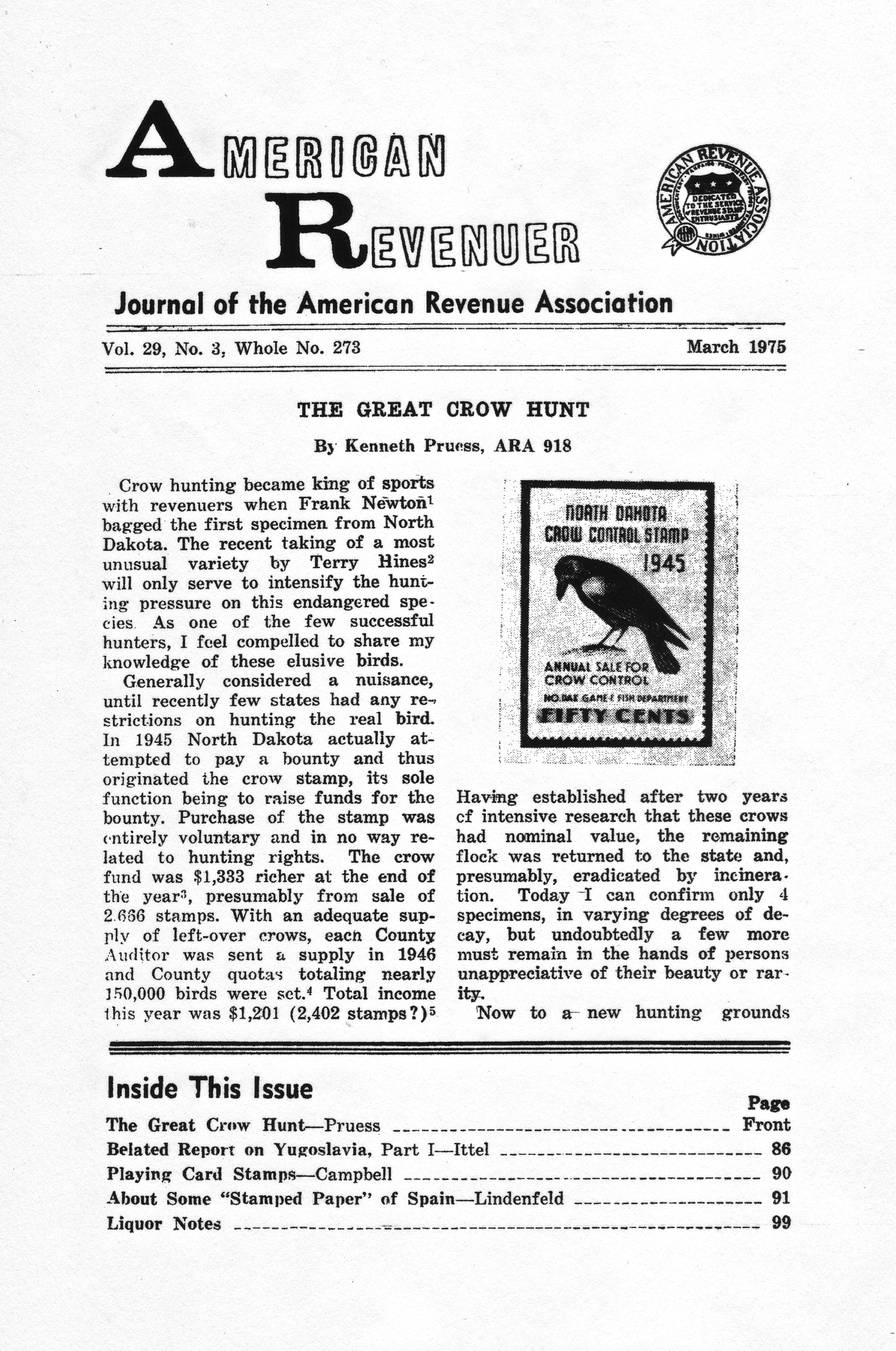 Ken Pruess Remembered – Part Three - Waterfowl Stamps and More