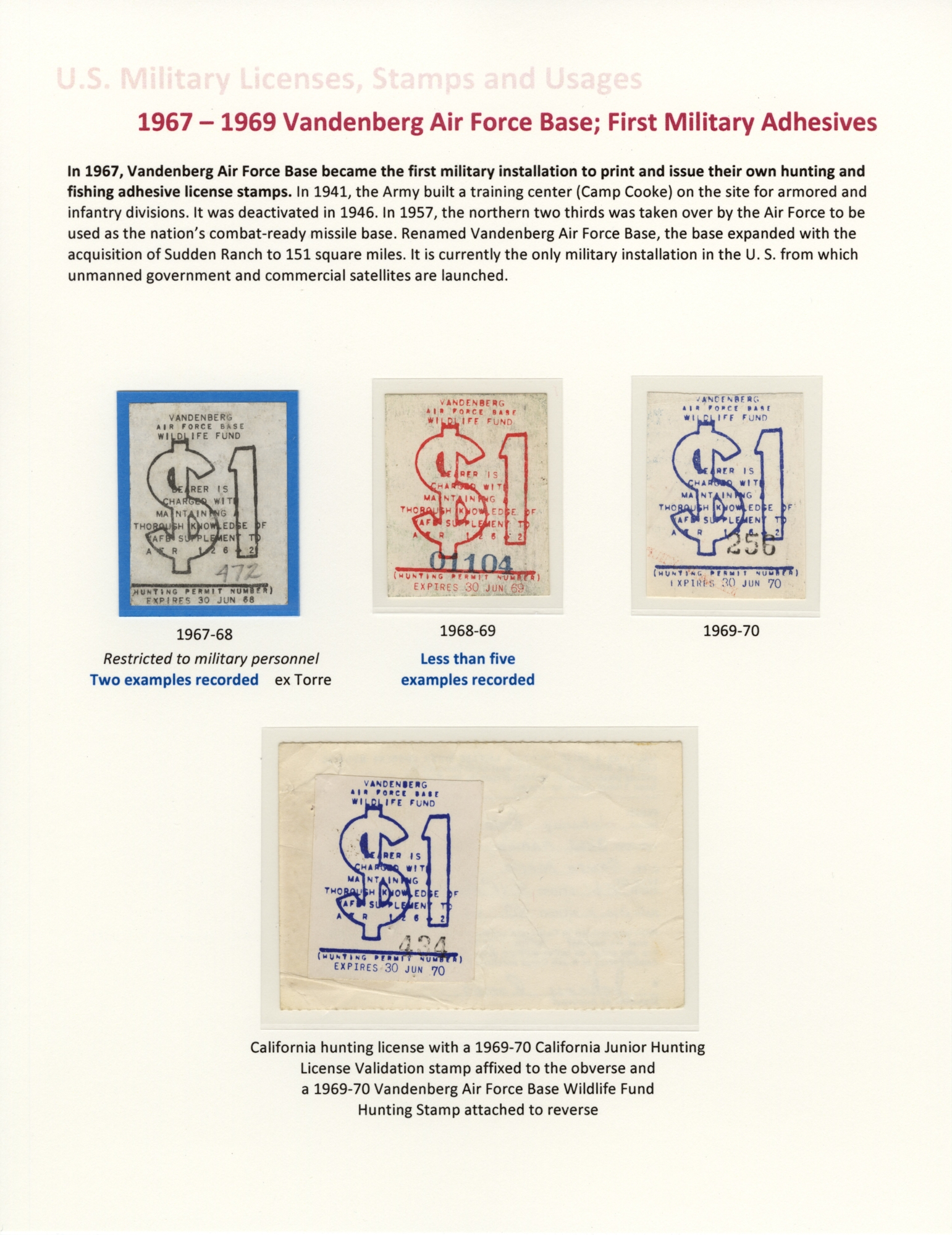 A License and Stamp System for Waterfowl Conservation in the 20th ...