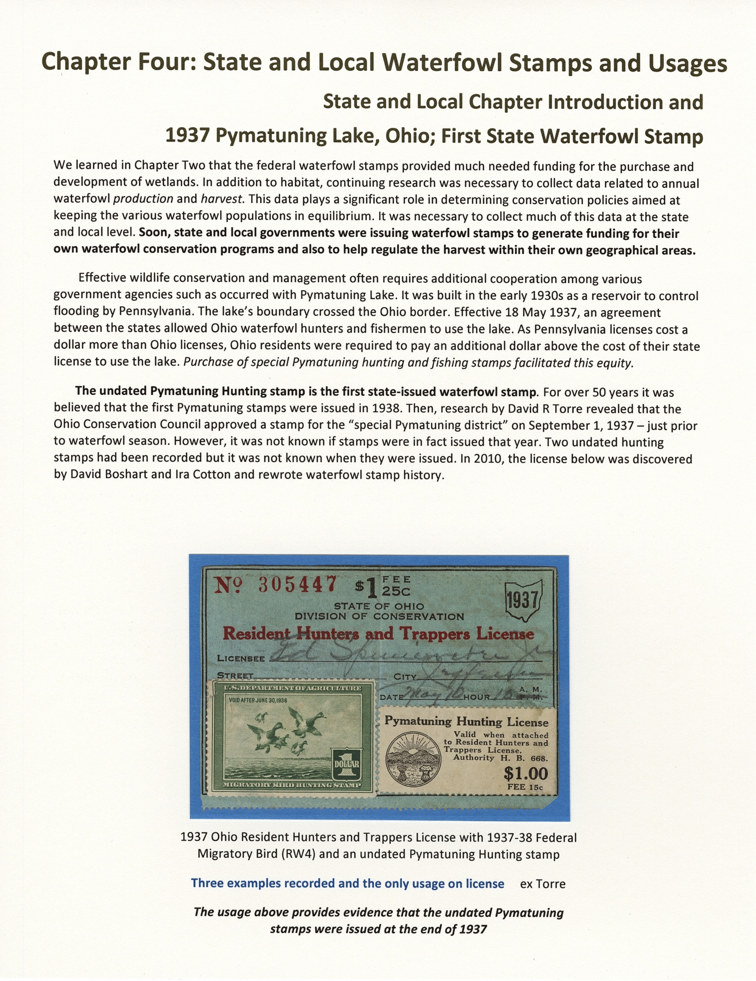 A License and Stamp System for Waterfowl Conservation in the 20th ...