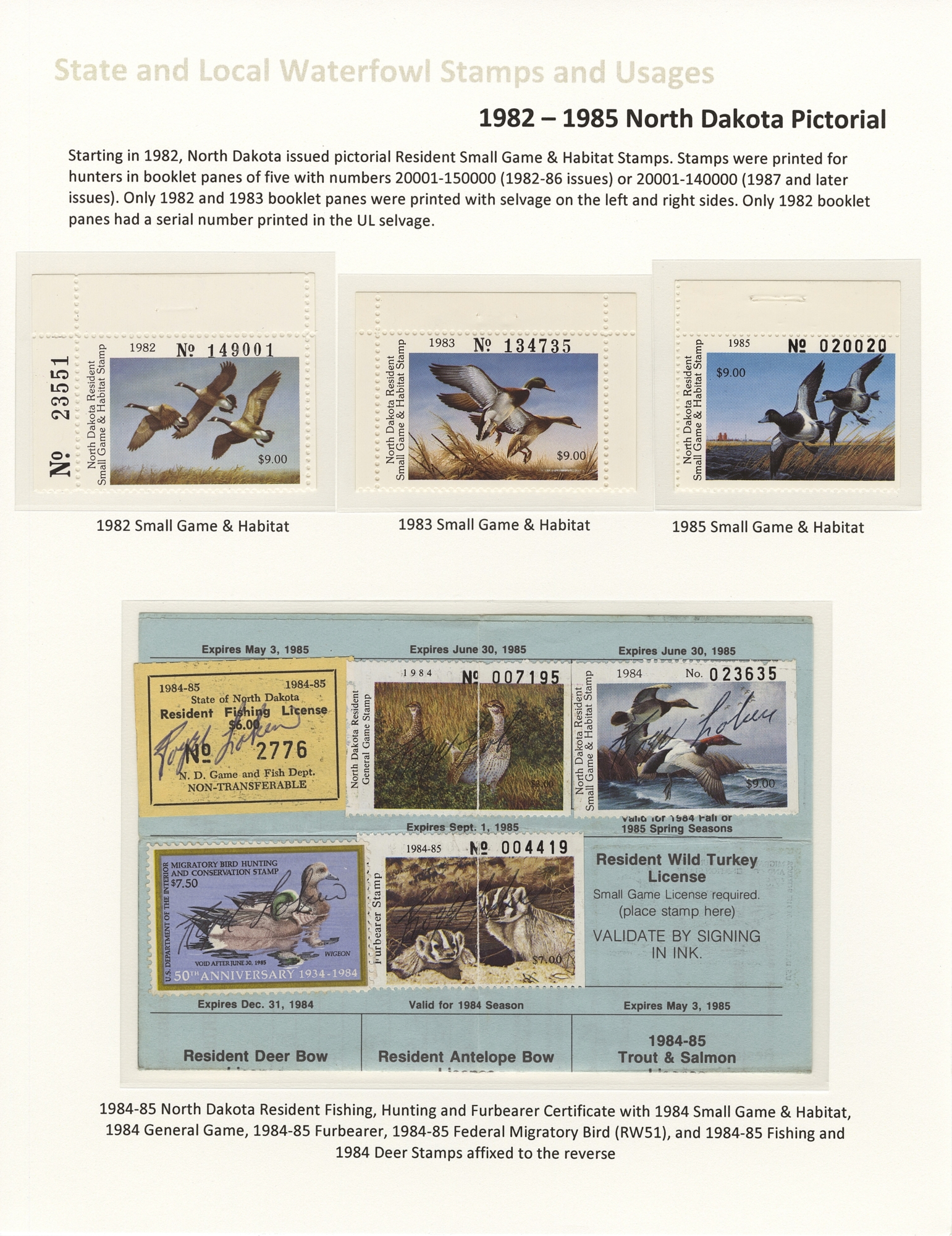 A License and Stamp System for Waterfowl Conservation in the 20th ...