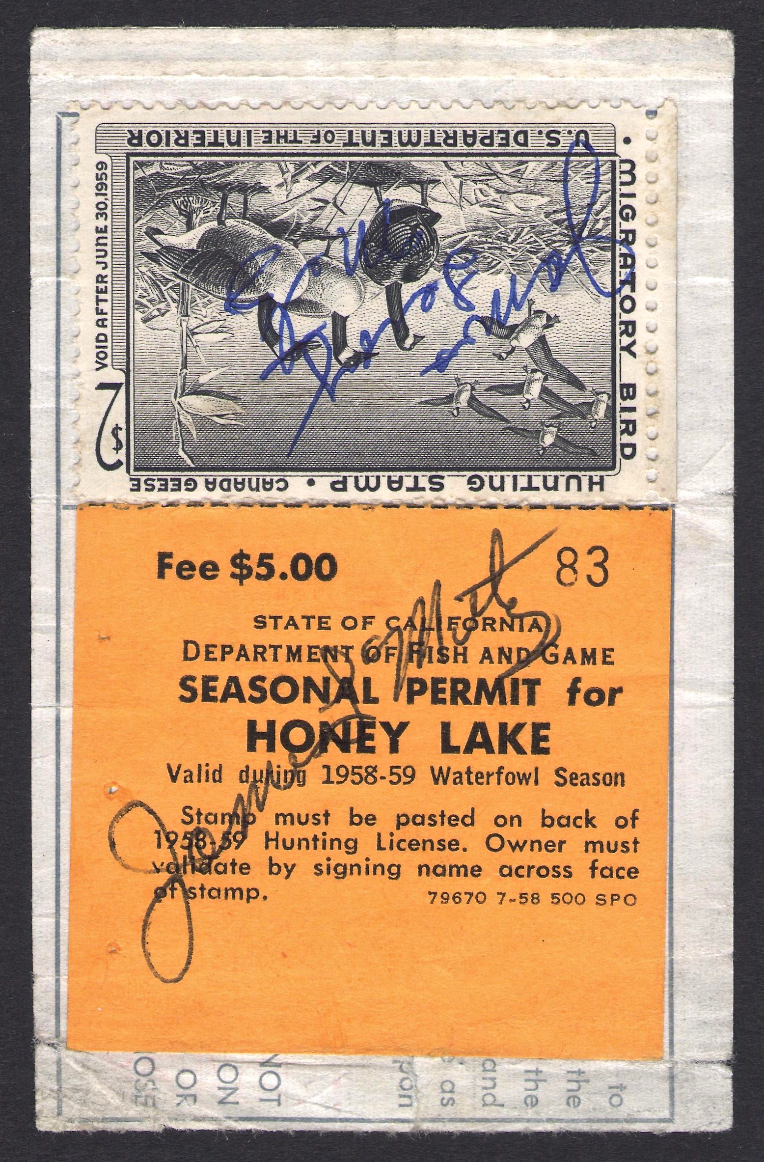 Federal Waterfowl Combination Usages - Waterfowl Stamps and More