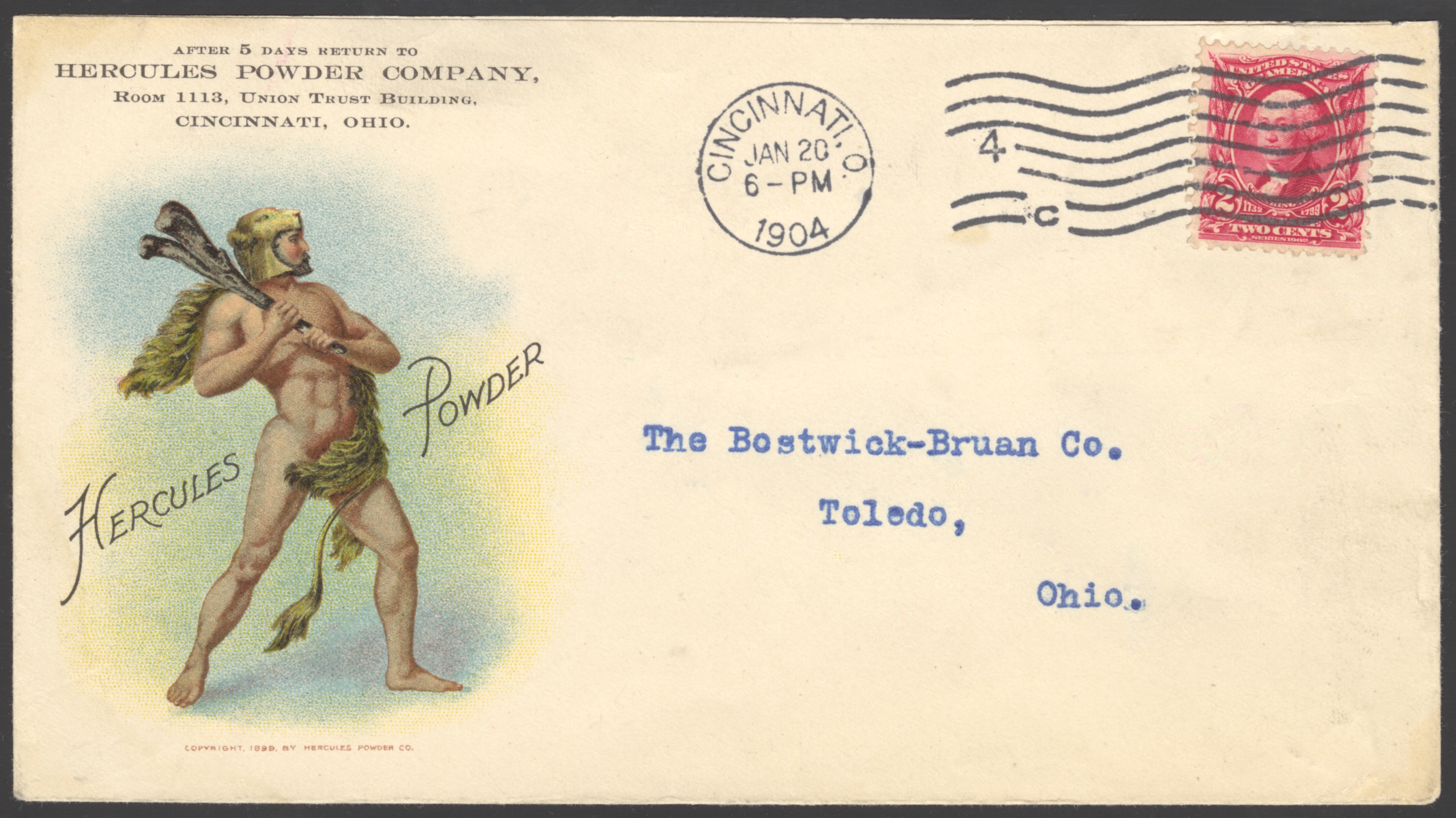 Hercules Powder Advertising cover (Schuyler Rumsey 10-18) - Waterfowl ...